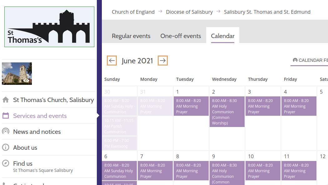 See what’s on – St Thomas's Salisbury